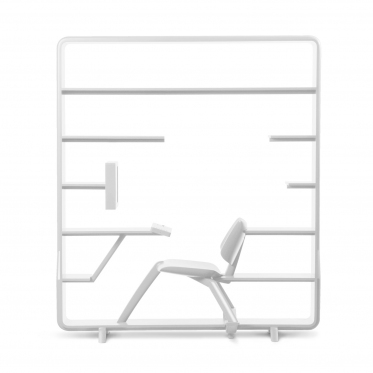 Bookcase Workstation - SmartGlass