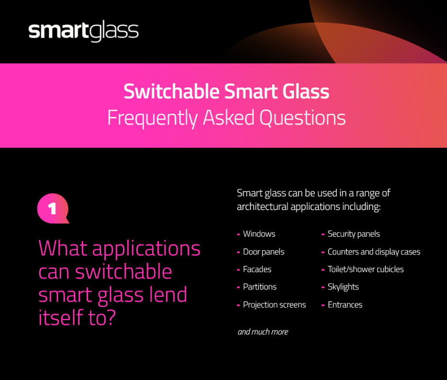 Switchable Smart Glass: Frequently Asked Questions | Smartglass Intl.
